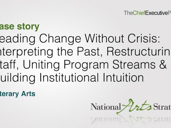 Leading Change Without Crisis » NAS